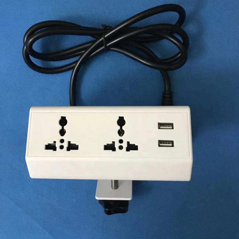 Removable-Clamp-on-Desk-Edge-Mountable-Universal-Power-Socket-with-Dual ...