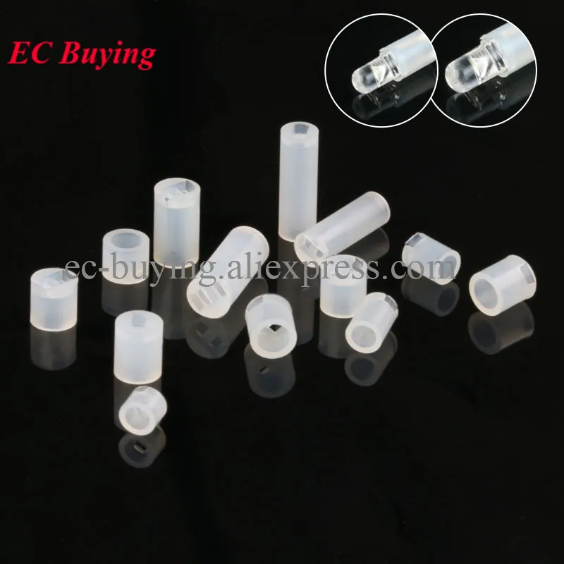 100pcs 3mm 5mm LED Diode Holder Clip Bezel Socket Mount DIY Light ...