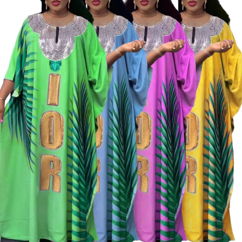 Robes-africaines-l-gantes-pour-femmes-Dashiki-robe-maxi-pour-dames-v ...