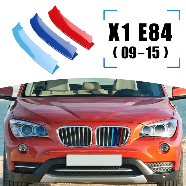 For-BMW-X1-Series-E84-2009-2015-Car-3D-M-Styling-Front-Grille-Trim ...