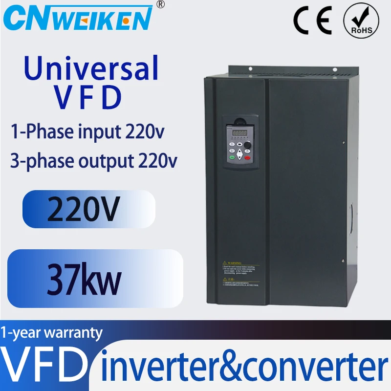 220v-55kw-VFD-Variable-Frequency-Drive-45kw-37kw-Inverter-Motor-Speed ...