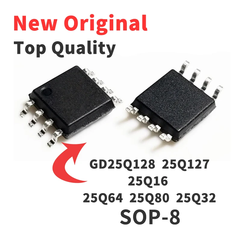 GD25Q128 25Q127 25Q64 25Q80 25Q32 Q16 BSIG CSIG ESIG SMD SOP8 Chip IC ...