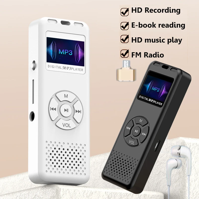 Mini Pocket MP3 Player Portable Hifi Sound Walkman Built-in Speaker Max ...
