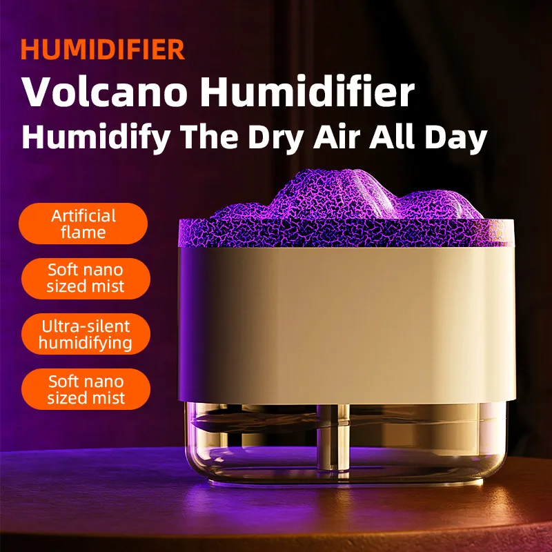 Volcano-Humidifier-Air-Humidifier-Mini-USB-Humidifier-With-Simulated ...