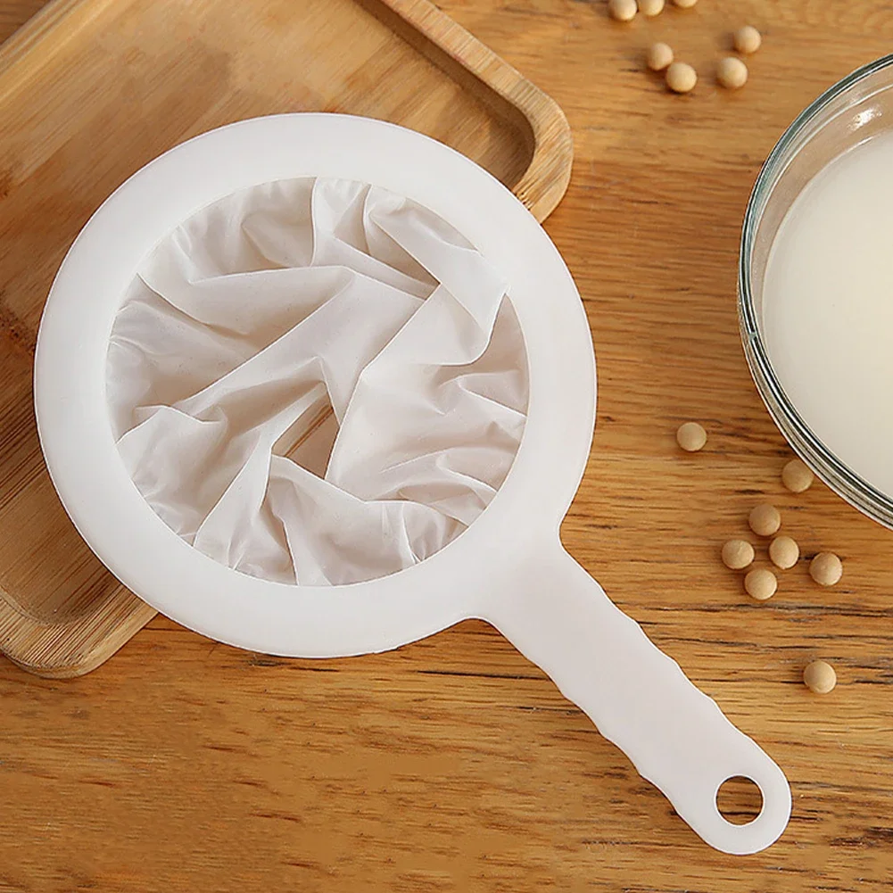 100-200-400-Mesh-Kitchen-Nut-Milk-Filter-Ultra-fine-Strainer-Nylon ...