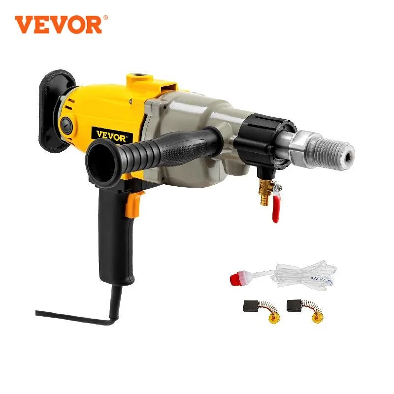 VEVOR 1880W 2180W Handheld Diamond Core Drill Rig Concrete 110mm 130mm ...