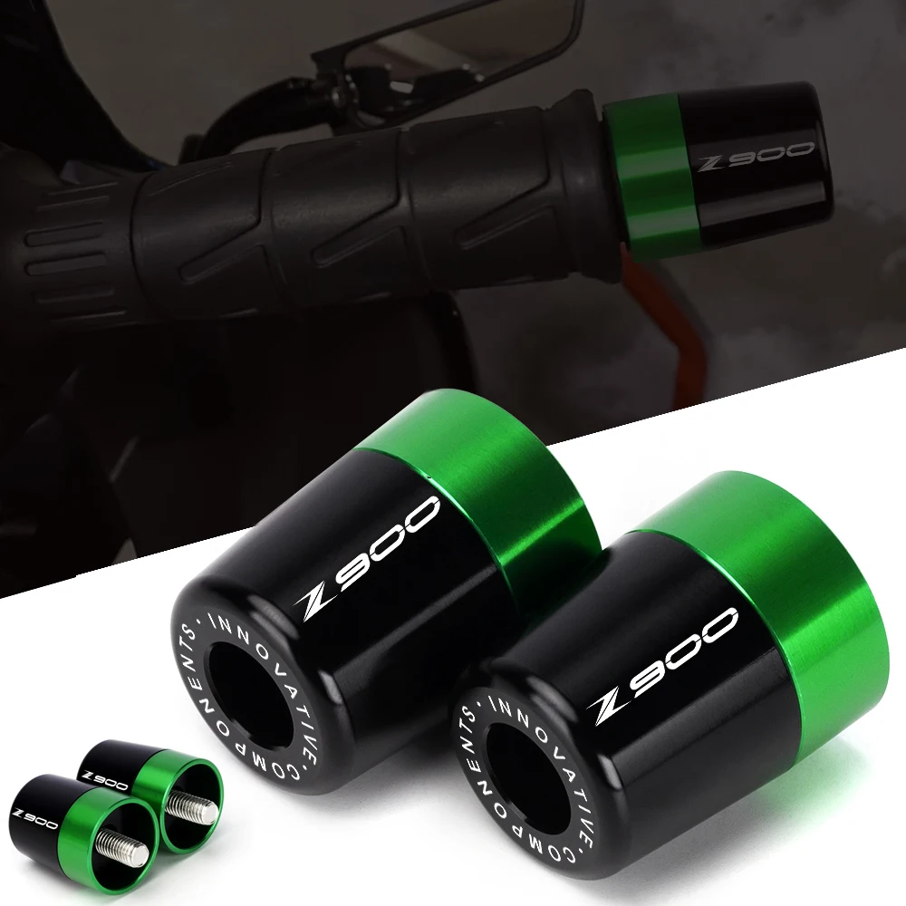 Z900-Motorcycle-Handlebar-Grip-End-Aluminum-Accessoriess-Plug-Slider ...
