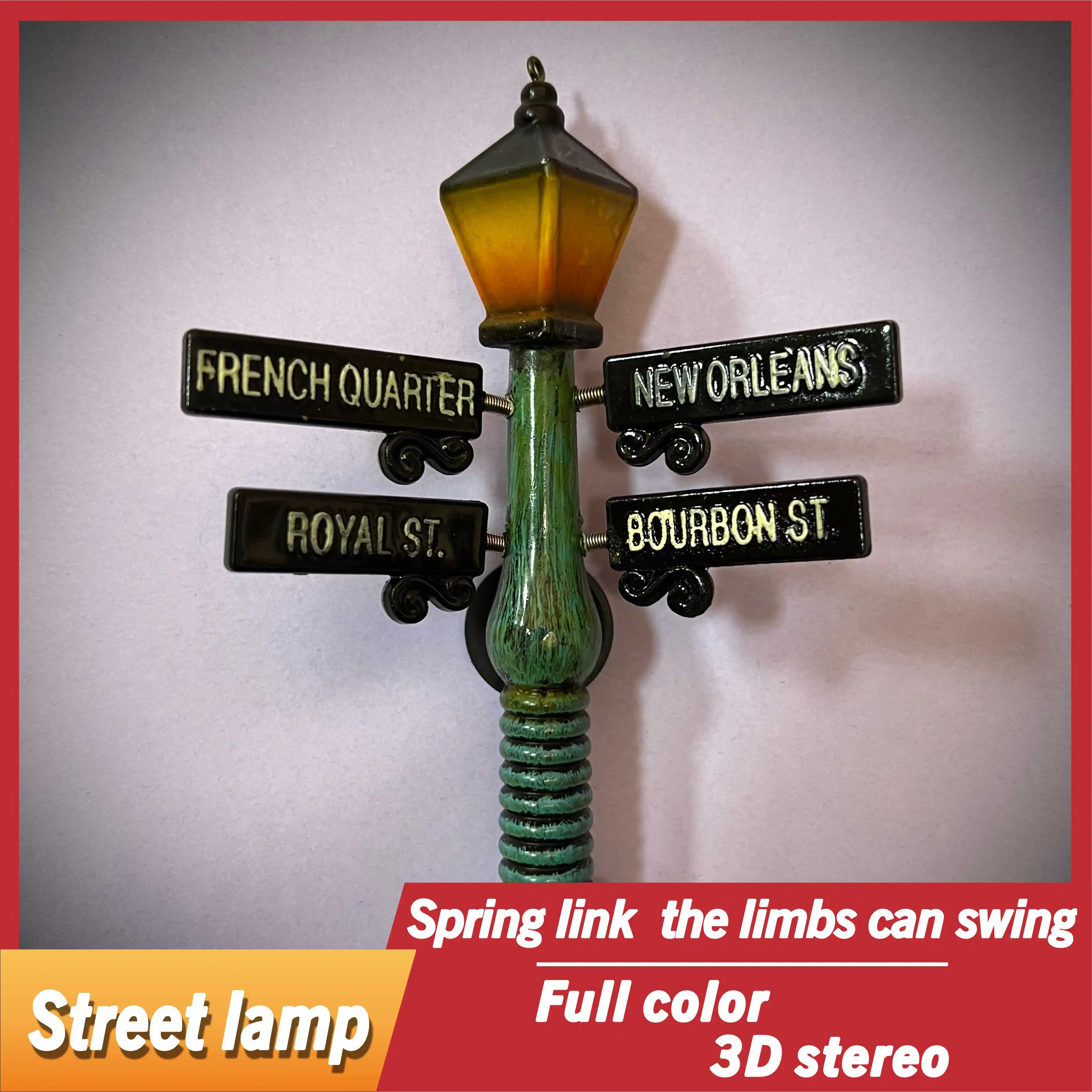 New-Orleans-Road-Sign-Creative-Refrigerator-Magnet-Home-Decor-3D-Spring ...