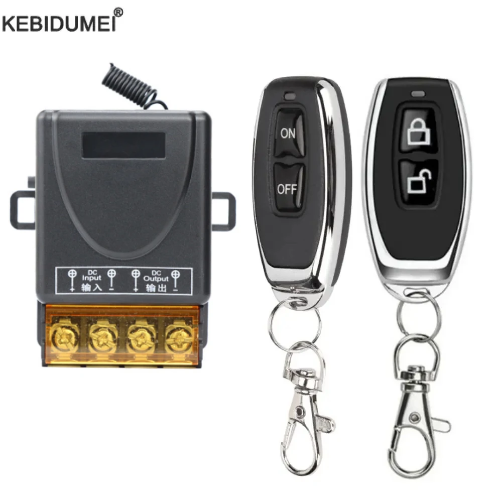 RF-Wireless-Remote-Control-Switch-433Mhz-DC-5V-80V-30A-Relay-for-Light ...