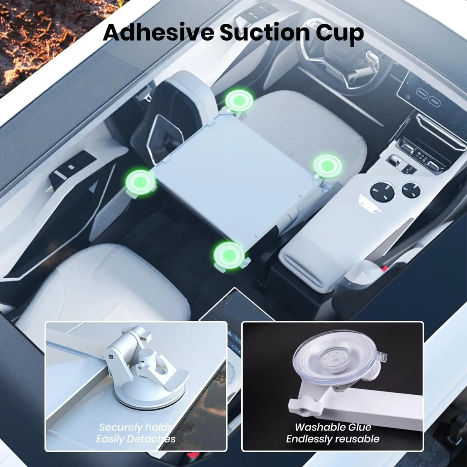 For For Starlink Mini Windshield Mount Sunroof Suction Adjustable Stand ...