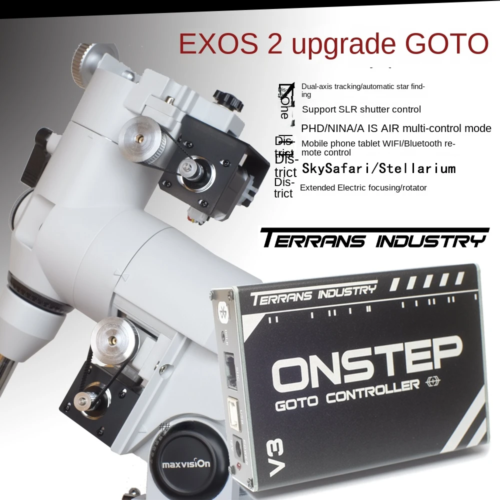 Onstep Maxvision Exos-2 Equatoriale Mount Onstep Goto Upgrade Kit ...
