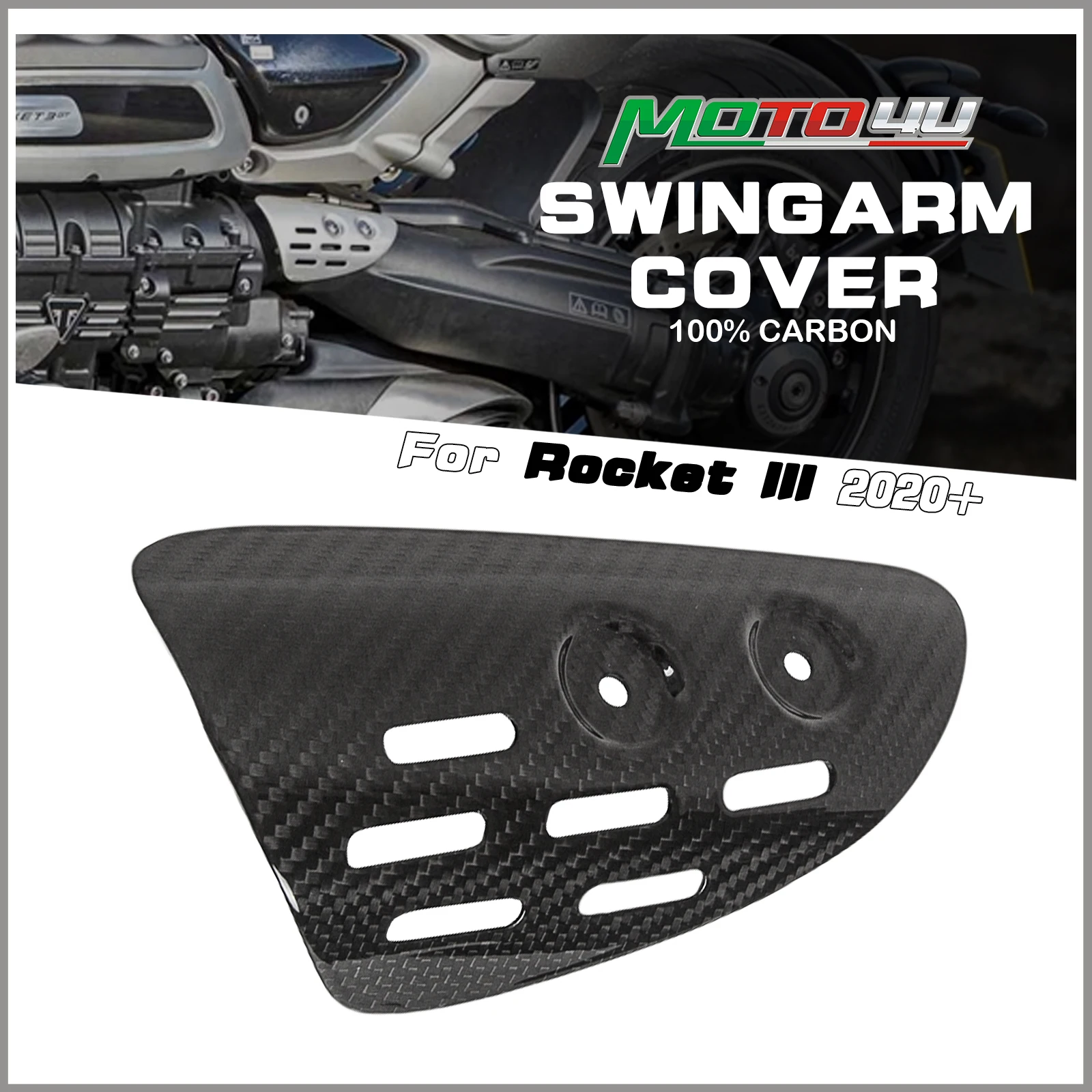 For Triumph Rocket III Rocket3 2020 2021 2022 100% Carbon Fiber ...