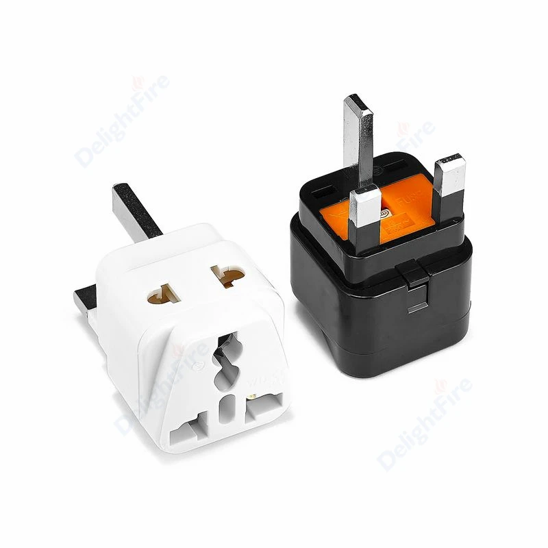 UK-Plug-Adapter-3Pin-Type-G-American-Korea-France-European-EU-To-UK ...