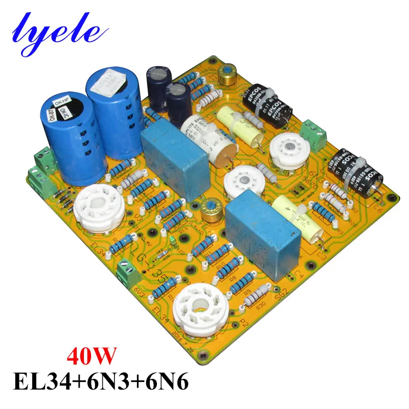 El34 6n6 Mono Power Amplifier Board Push-pull Tube Amplifier High Power ...