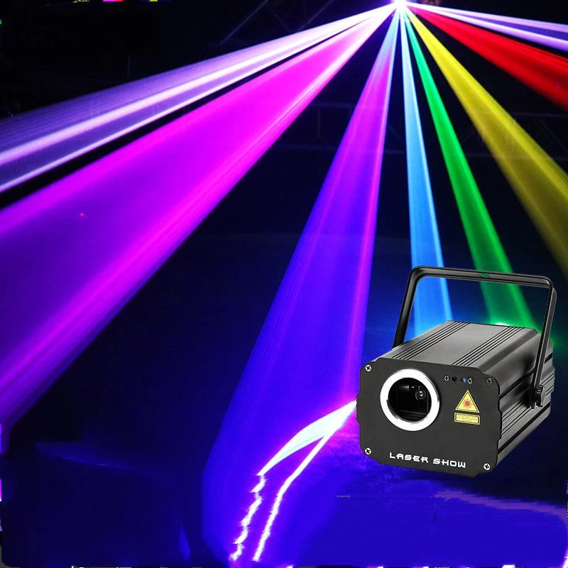 330mW 1.2W DMX 512 Scanner laser light RGB colorful Party Xmas DJ Disco ...