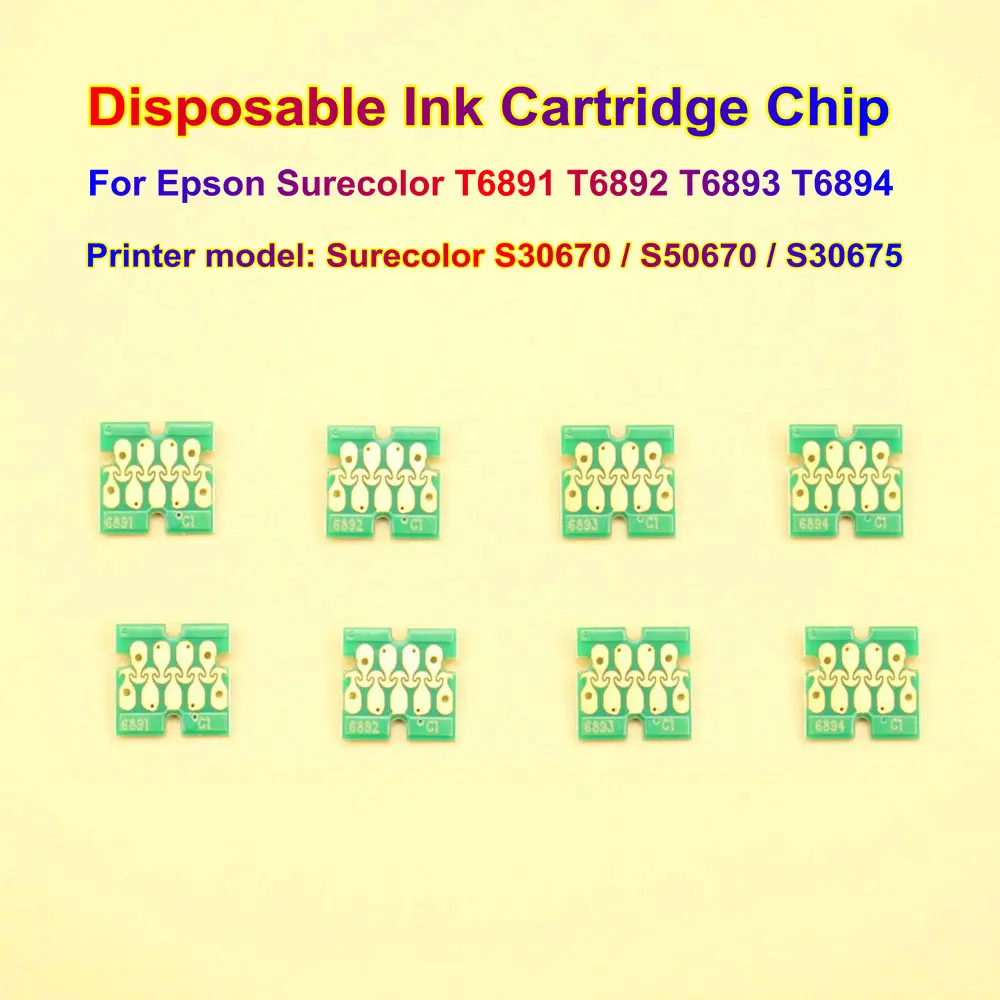 Epson-Surecolor-Disposable-One-Time-Use-Ink-Cartridge-Chip-Espon-S30670 ...