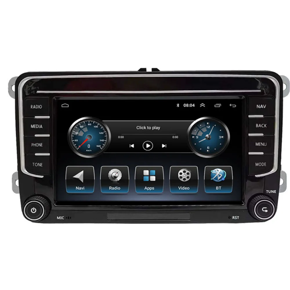 2-Din-Android-12-Radio-Mobil-GPS-4G-WiFi-DSP-Carplay-For-VW-Volkswagen ...