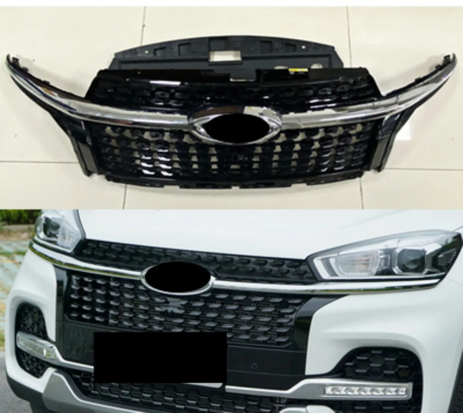 Car Front Bumper Grill Mask Radiator Grille for Chery tiggo 8 18-20 ...