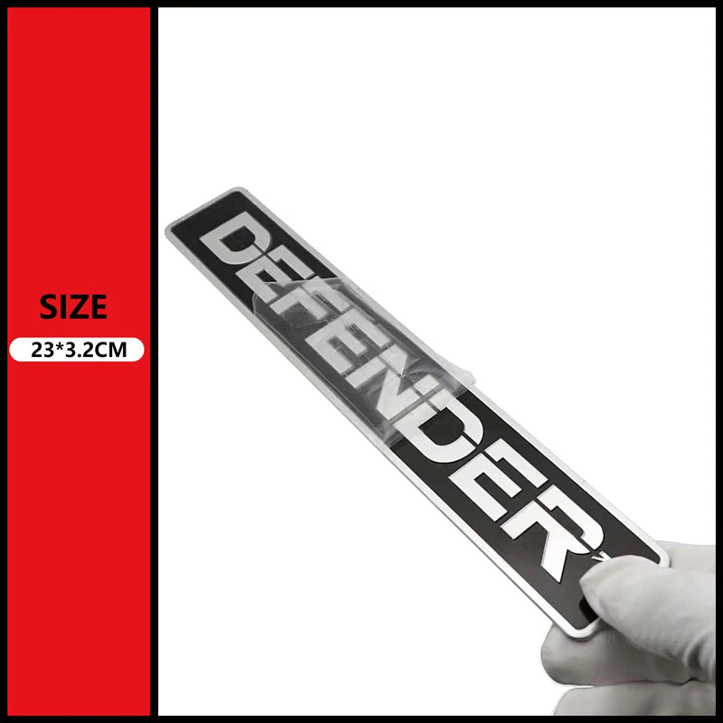 Car Upgrade Badge Sticker For Land Rover Defender Emblem Body Logo ...