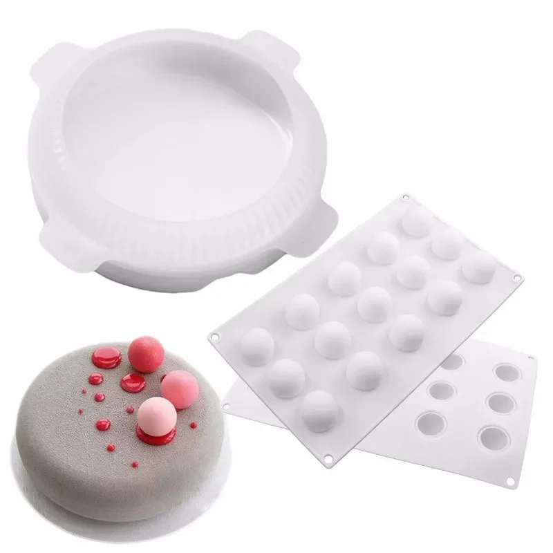 1set-Round-Eclipse-Silicone-Cake-Mold-For-Mousses-Ice-Cream-Chiffon ...