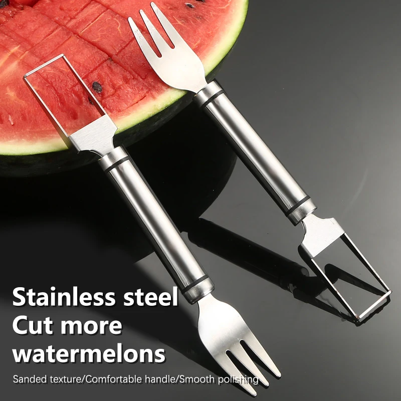 Stainless-Steel-Double-Headed-Watermelon-Cutter-Artifact-Salad-Fruit ...