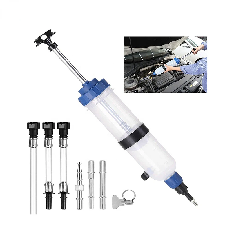 Car Oil Fluid Extractor Siphon Pump Brake Fluid Fluid Syringe Pump Auto ...