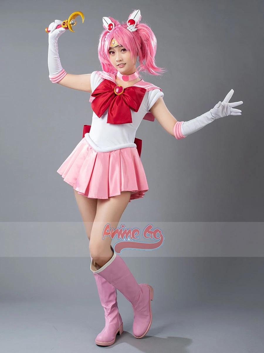 Anime-Chibiusa-Sailor-Chibi-Cosplay-Costume-Dress-Women-Adult-Kids-Size ...