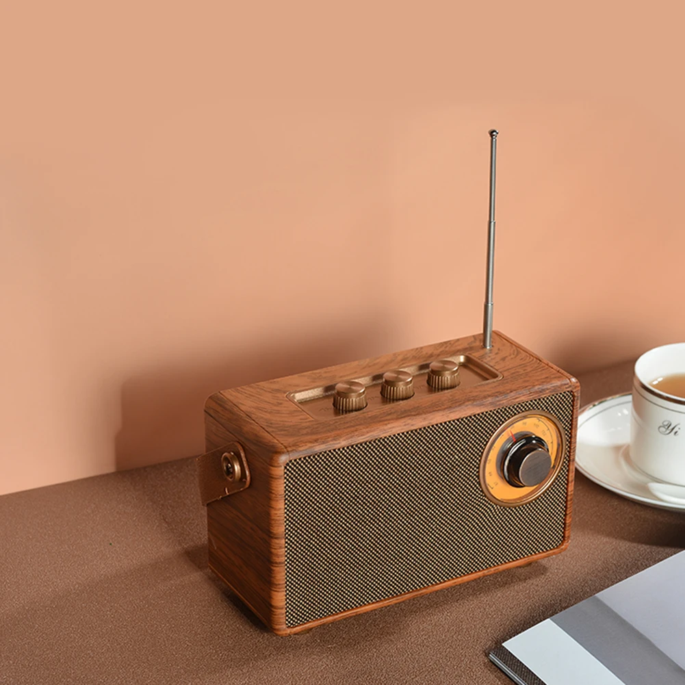 Classic Retro Radio Blutooth Speaker with Crystal Clear Sound FM Radio ...