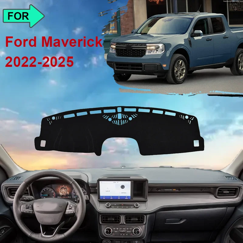 For Ford Maverick P758 2022 2023-2025 Dashboard Mat Rug Cover Anti-slip ...