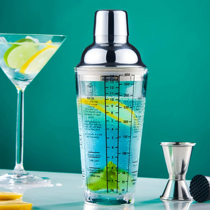 Glass Cocktail Shaker