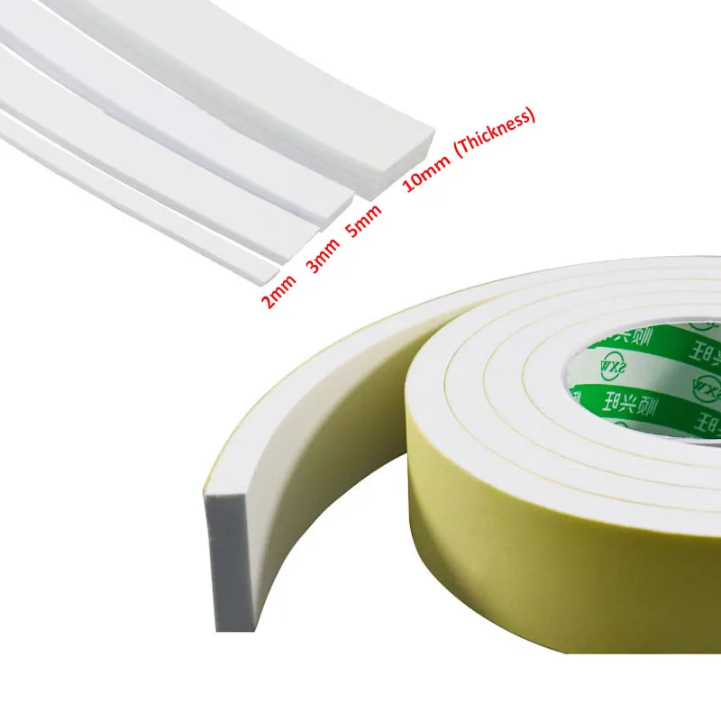 White Thickened EVA Sponge Tape Strong Foam Foam Anti-collision Strip ...