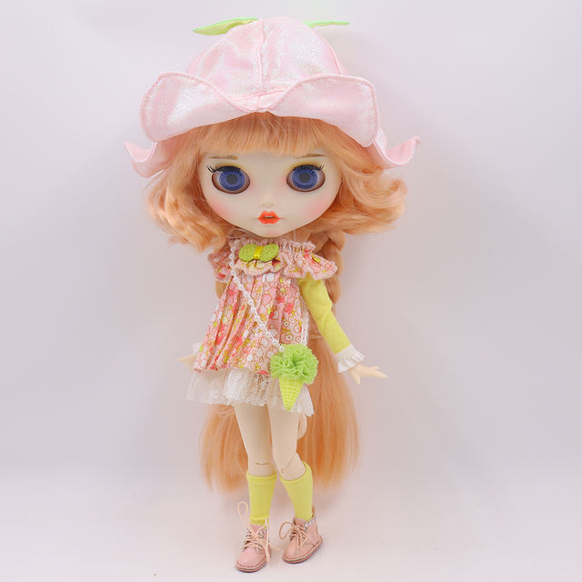 Stacy – Premium Custom Neo Blythe Doll with Ginger Hair, White Skin ...