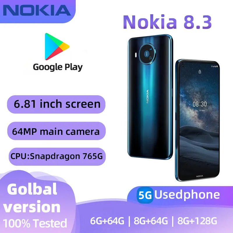 Nokia-8-3-5G-SmartPhone-CPU-Qualcomm-Snapdragon-765G-Battery-capacity ...