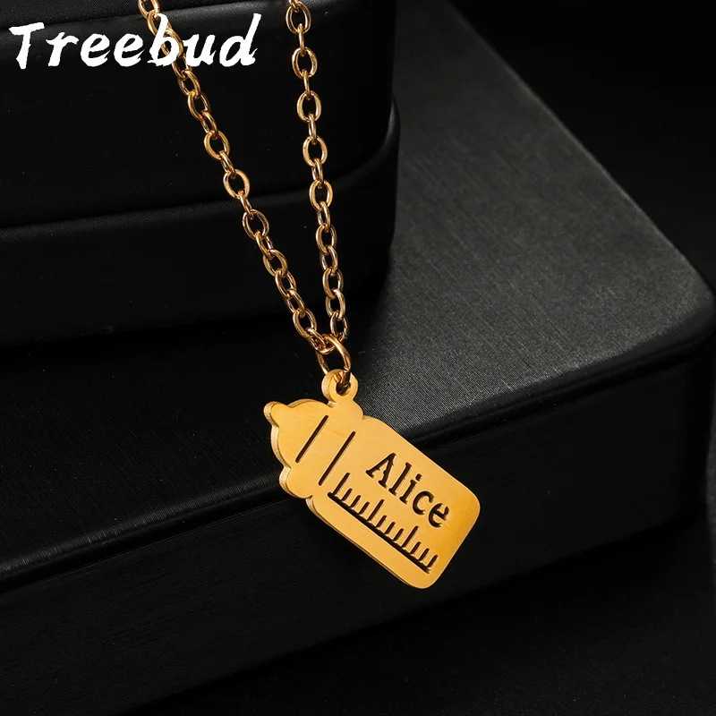 Treebud-Custom-Name-Baby-s-Bottle-Necklace-Stainless-Steel-Personalized ...