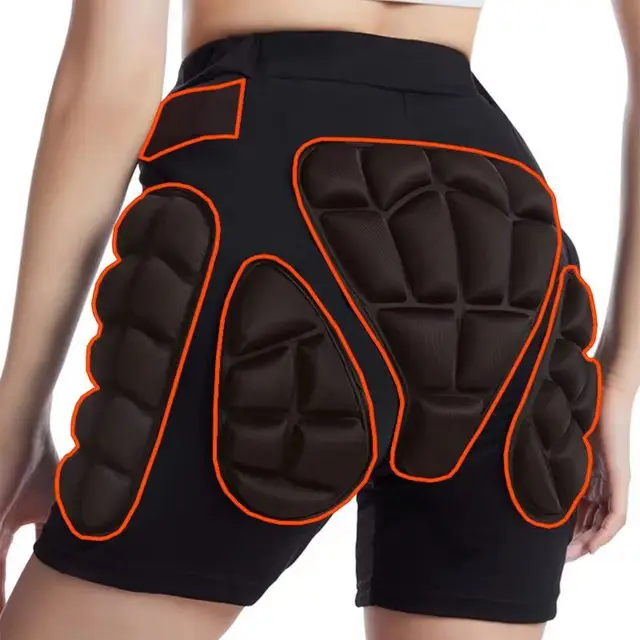 Ski Hip Protector Pants Fall Prevention Butt Roller Skating Ice Scooter ...