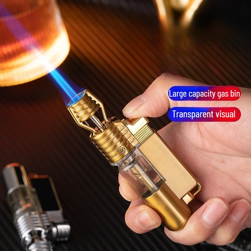 New Metal Straight Head Small Spray Gun Transparent Ventilation Window ...