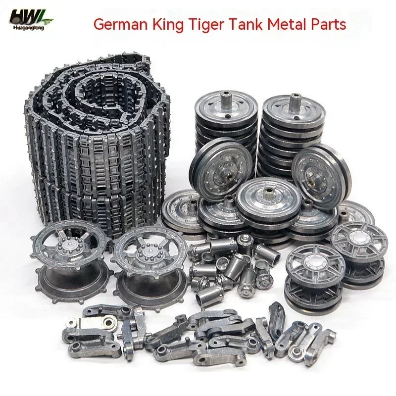 Henglong-De-Tiger-King-RC-Tank-3888-3888a-1-Accessories-Metal-Track ...