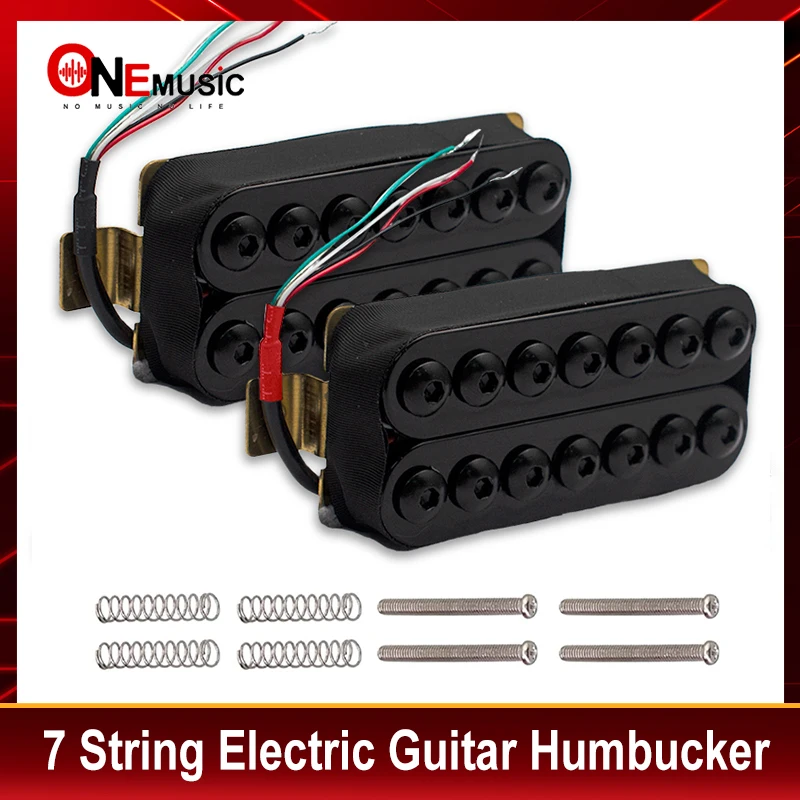 7-String-Electric-Guitar-Humbucker-Big-Hex-Adjustable-Screw-Dual-Coil ...