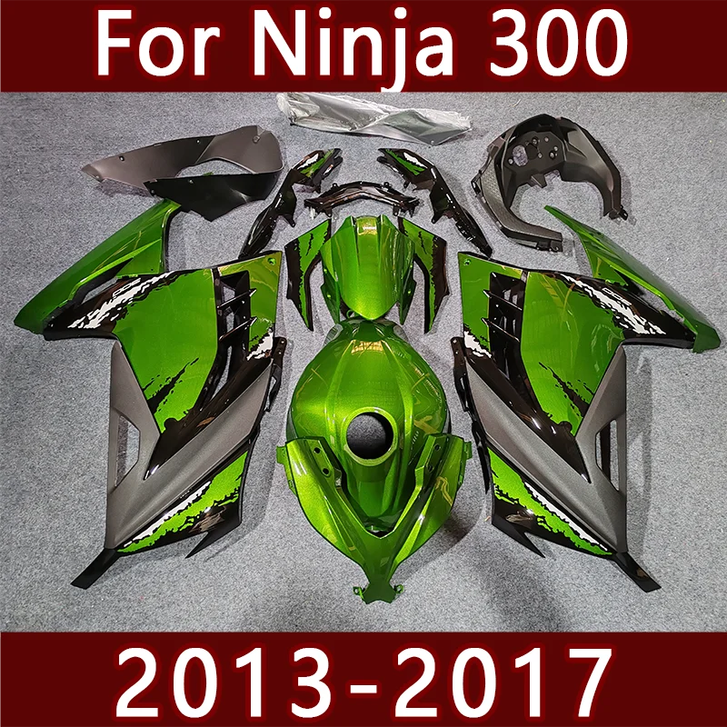 Custom Motorcycle Fairing Kit for Kawasaki Ninja 300 13-17 Year EX300 ...