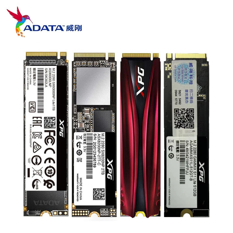 Adata Xpg Gammix Ssd S11 Pro/s11 Lite/sx8200 Pro/sx6000 Lite 256gb ...
