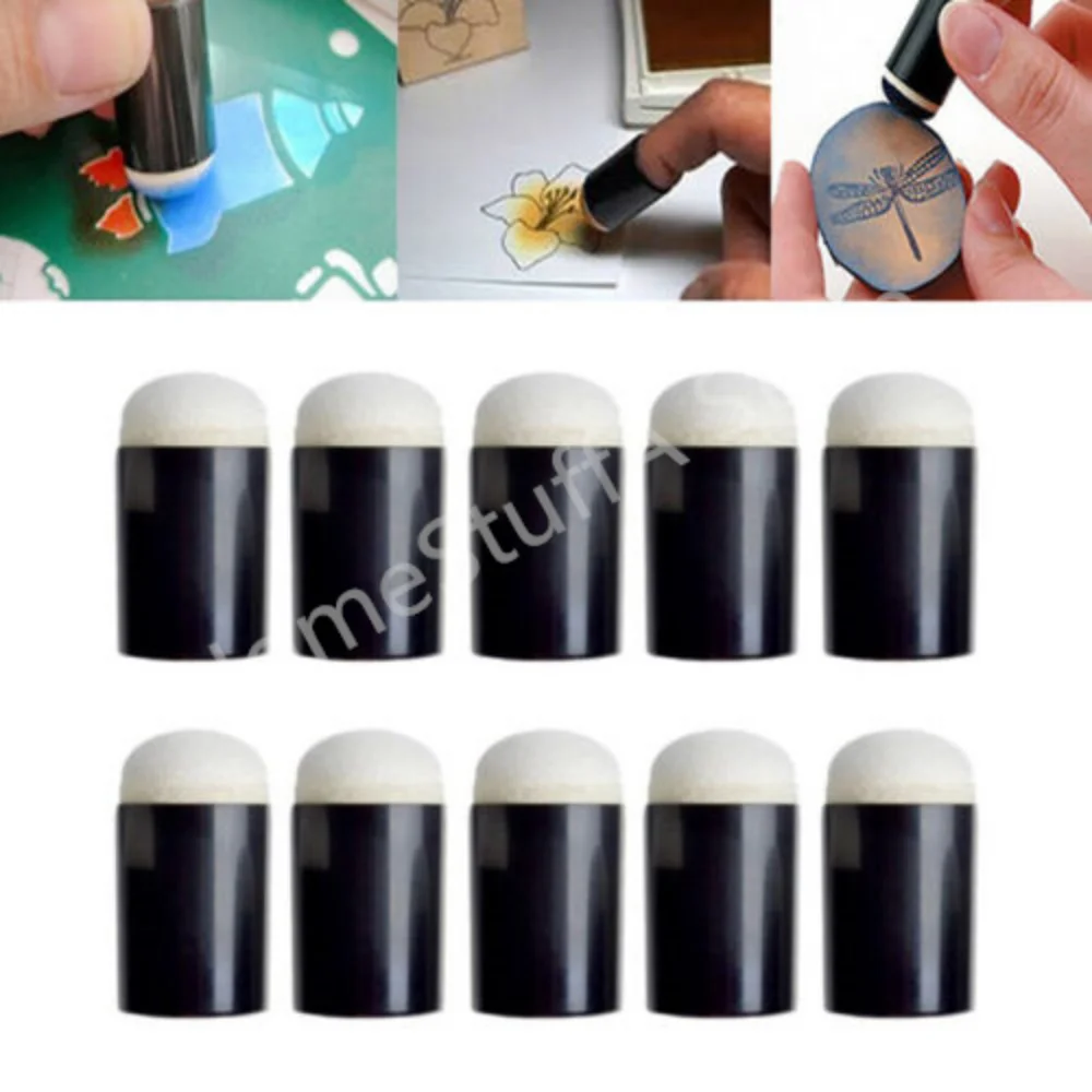 10pcs Sponge Finger Daubers | Finger Sponge Daubers Art | Sponge ...