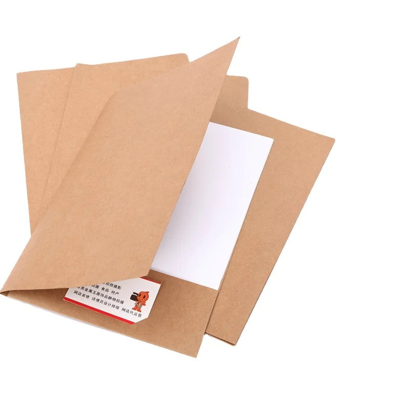 Customized-product-classic-thick-kraft-paper-file-folder-with-pocket ...