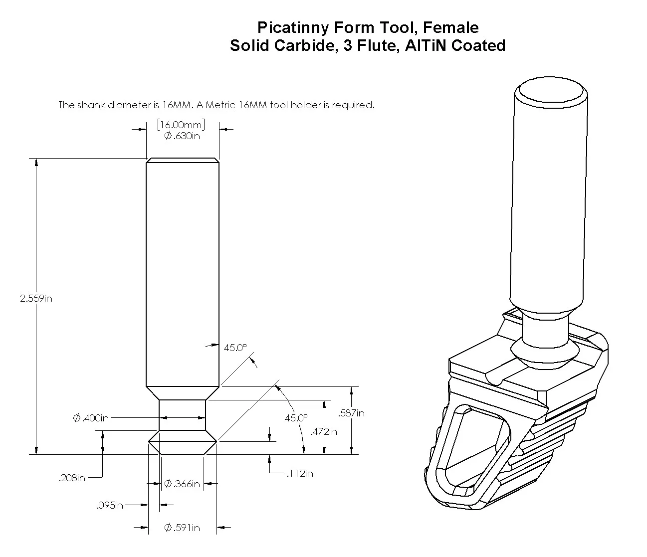 PICATINNY RAIL FORM TOOL MILLING CUTTER MECHFORCE - AliExpress 1420