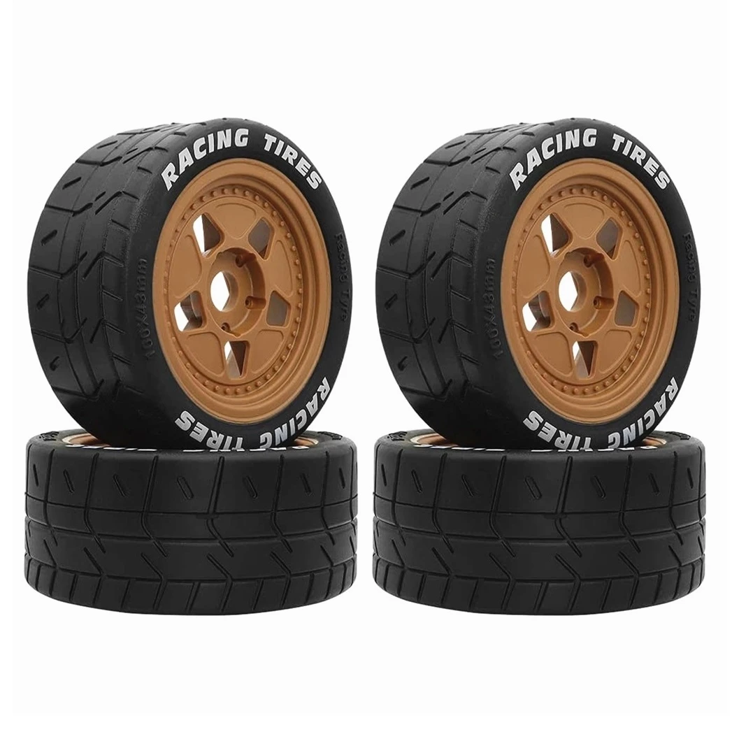 4pcs 100x43mm Wheel Tires Tyre 17mm Hex for 1/7 ZD Racing EX 07 EX07 ...