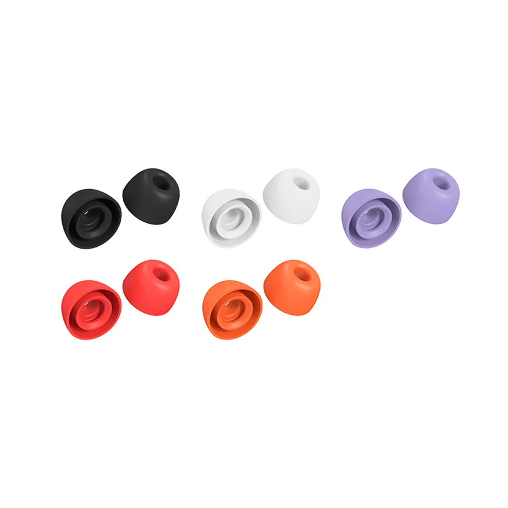 5-Pairs-Earphone-Cap-Anti-Slip-Silicone-Earphone-Sleeve-Comfortable ...