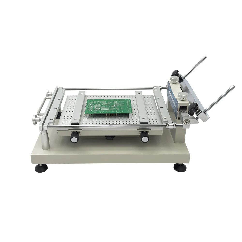 High Precision Frameless Solder Paste Stencil Printer for PCB Assembly ...