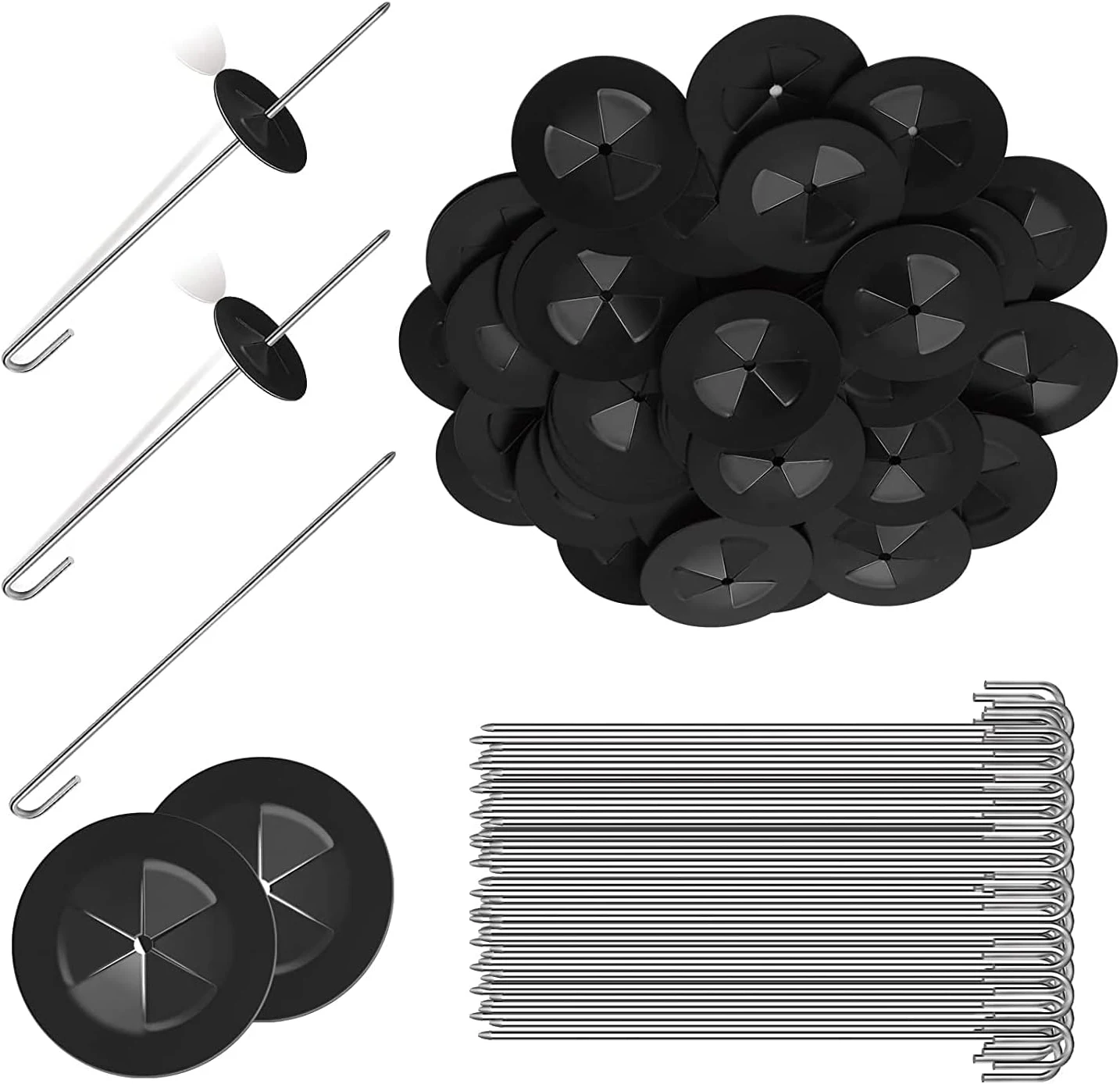 50-Sets-Stainless-Steel-Fasteners-Clips-for-Squirrel-Proof-Bird-Solar ...