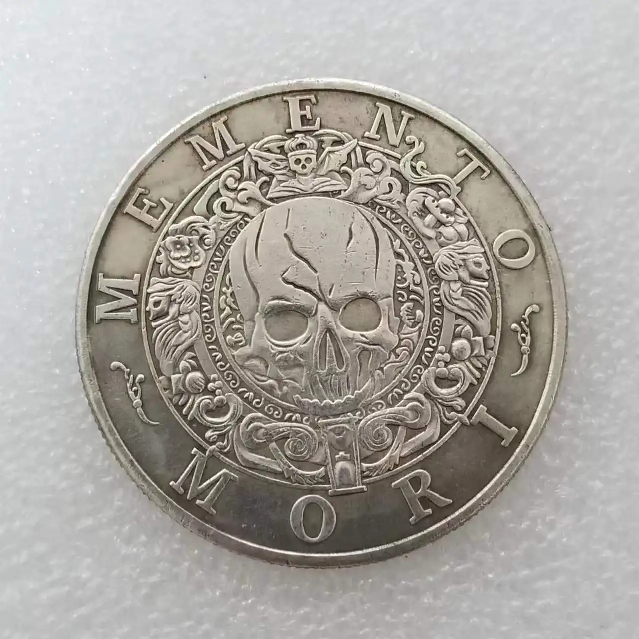 Hobo-Nickel-Lucky-Fortune-Toy-Coin-Ancient-Skeleton-Pirate-Silver-Coins ...