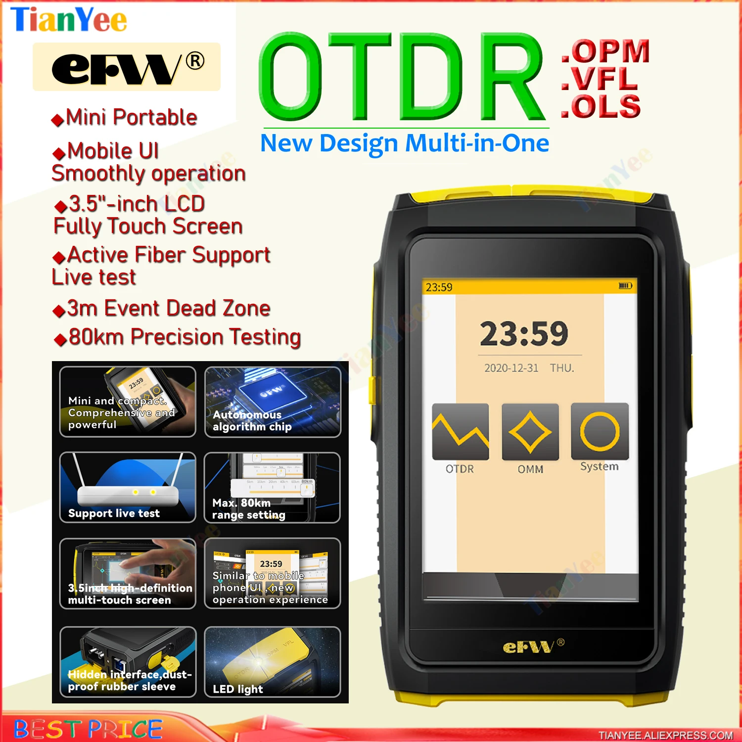 Mini-OTDR-Active-Fiber-Live-Test-1550nm-20dB-Optical-Fiber ...