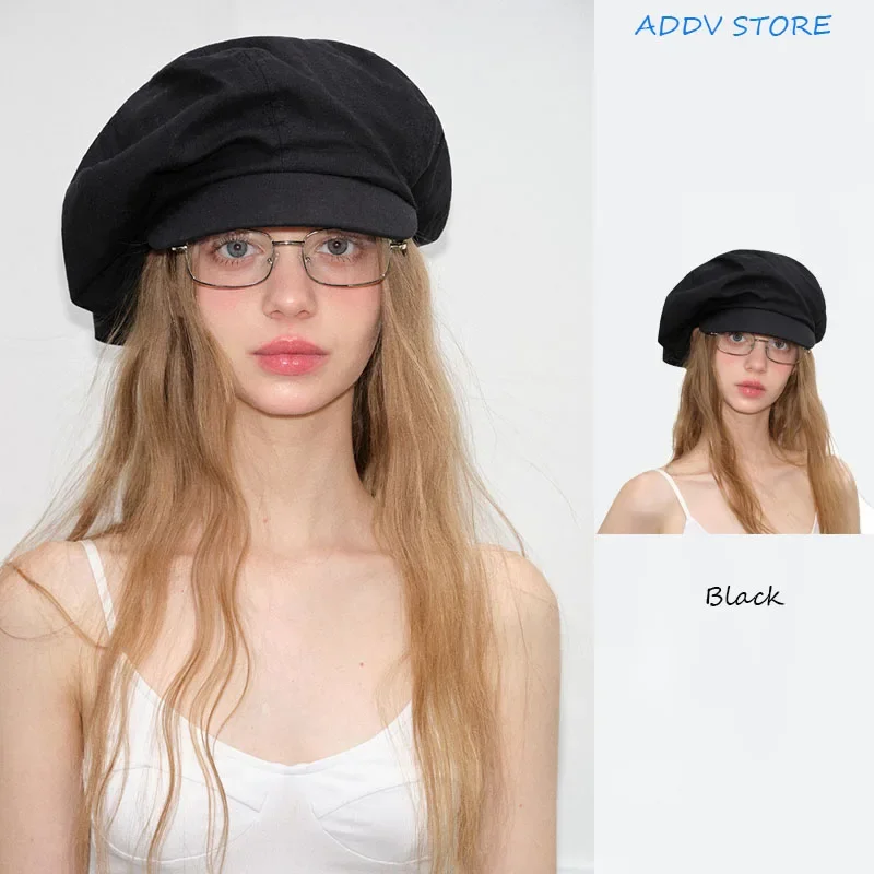 Y2K-French-Vintage-Linen-Retro-Oversize-Breathable-Newsboy-Beret-Hats-for-Men-Women-British ...